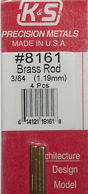 K&S Engineering 8161 Brass Rod - K&S Engineering Brass Rod - Monster ...